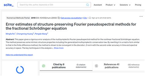 Error Estimates Of Structure‐preserving Fourier Pseudospectral Methods For The Fractional
