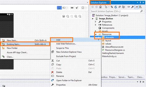 Creating An Imagebutton In Xamarin Android App Using Visual Studio 2015