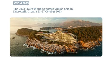 World Congress Cscm 2023 And Workshop “new Technologies For Critical Infrastructure Protection