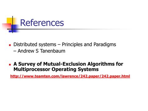 Ppt Distributed Mutual Exclusion Powerpoint Presentation Free