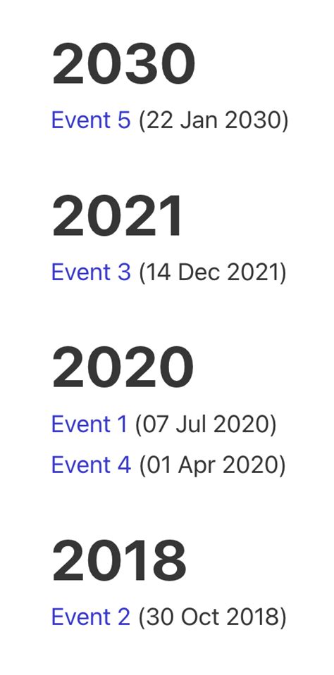 Events Grouped By Event Date Custom Field In Bricks BricksLabs