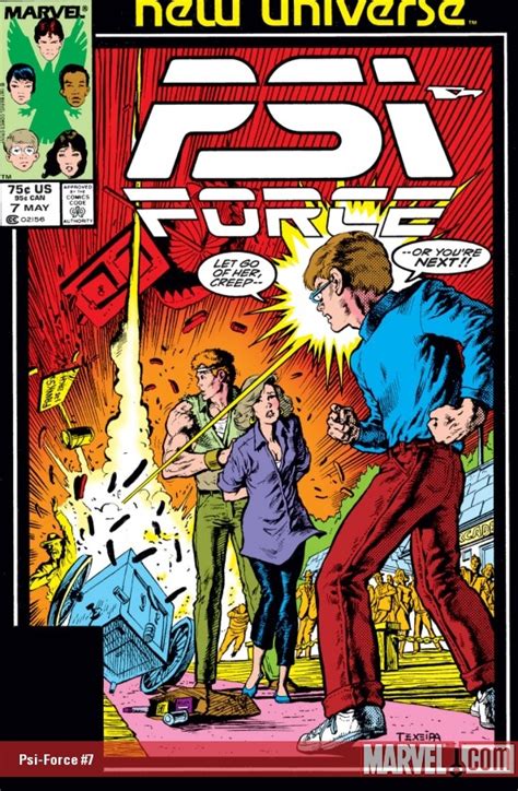 Psi Force 1986 7 Comic Issues Marvel