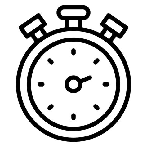 Premium Vector Stopwatch Vector Illustration