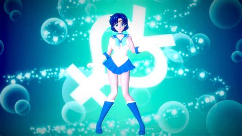 Sailor Mercury Henshin Pose 3d Model By Cudd [2e005b8] Sketchfab