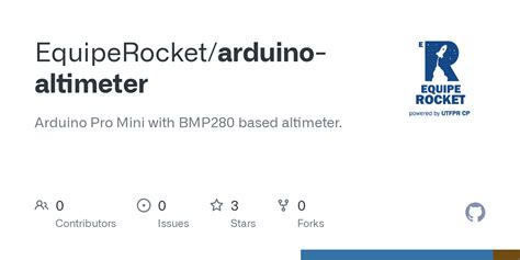 github equiperocket arduino altimeter arduino pro mini with bmp280