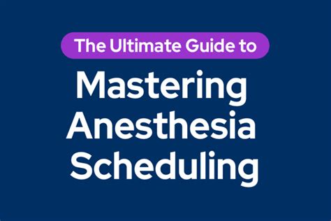 Mastering Anesthesia Scheduling For Optimal Efficiency And Care Qgenda