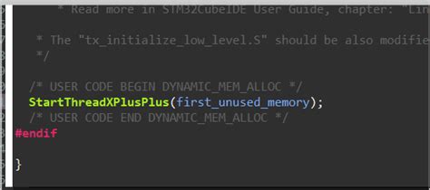 Memory Manager Threadx