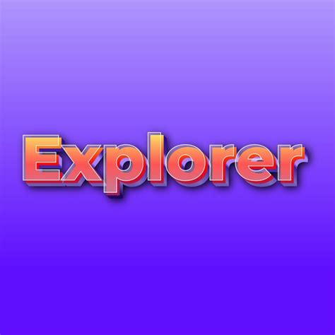 Premium Photo Explorertext Effect  Gradient Purple Background Card