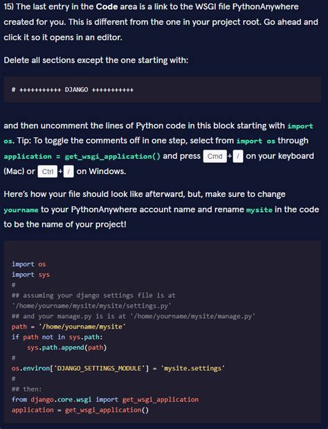 Deploying A Django Project Wsgi Problem Computer Science Codecademy Forums