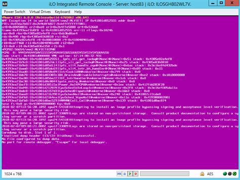 VMWARE ESXi Purple Screen PF Exception Code Virtualization Spiceworks Community