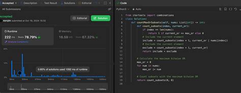 Day 5 — Count Number Of Maximum Bitwise Or Subsets By Abhijith Krish Medium