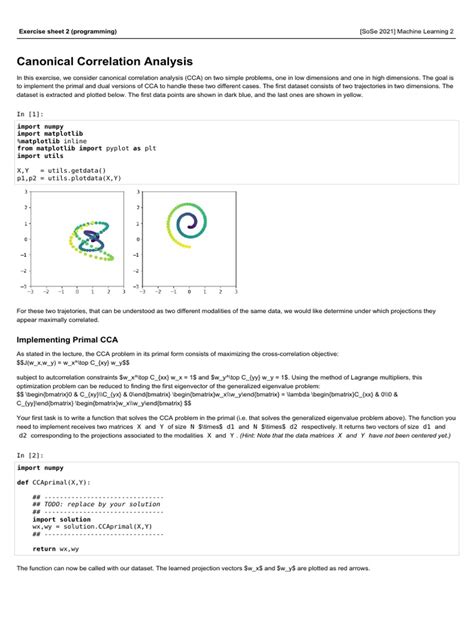 Exercise Sheet 2 Programming Pdf Matrix Mathematics Vector Space