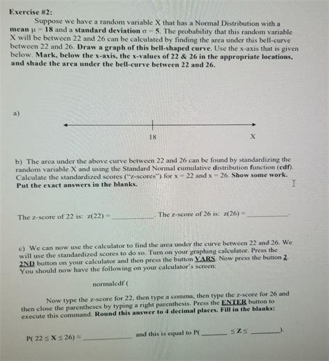 Solved Exercise 2 Suppose We Have A Random Variable X