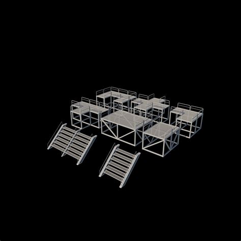 Modular Platform 3d Model 3d Model Turbosquid 2340467