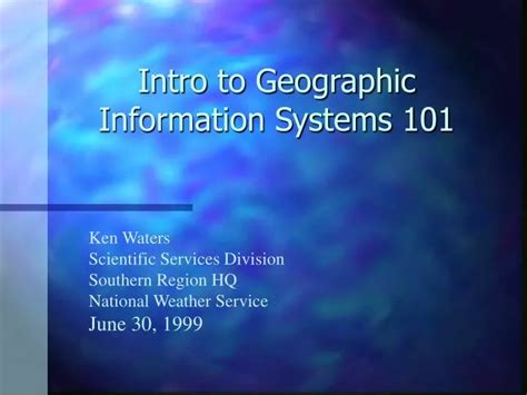 PPT Intro To Geographic Information Systems PowerPoint Presentation ID
