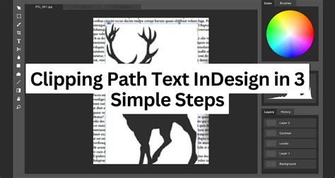 Clipping Path Text Indesign In 3 Simple Steps Updated 2023