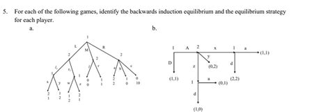 Solved For Each Of The Following Games Identify The