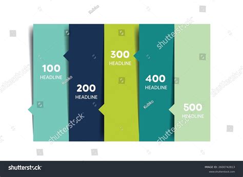 Option Template Table Schedule Banner Step Stock Vector Royalty Free