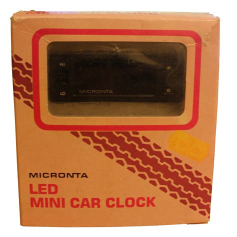Prop Hire Micronta Mini Led Car Clock Untested Please Enquire