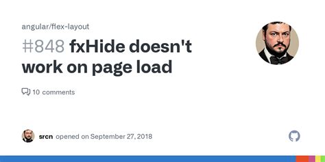 FxHide Doesn T Work On Page Load Issue 848 Angular Flex Layout