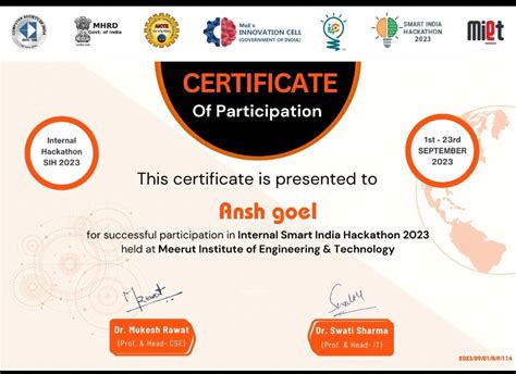 Ansh Goel On Linkedin Hackathon Sih Consistency