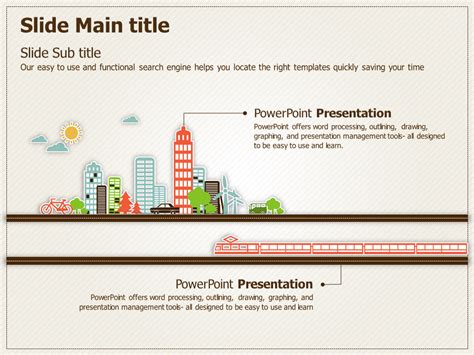 일러스트 도시 피피티 템플릿 Goodpello
