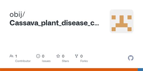 Github Obij Cassava Plant Disease Classification Deployment With Streamlit