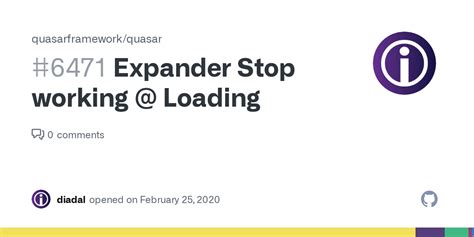 expander stop working loading · issue 6471 · quasarframework quasar · github