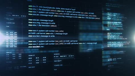 Abstract Computer Code Running In Stock Footage Video Artofit