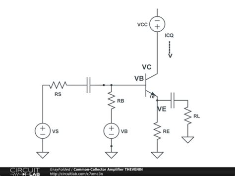 Circuit Diagram Of Common Collector Amplifier