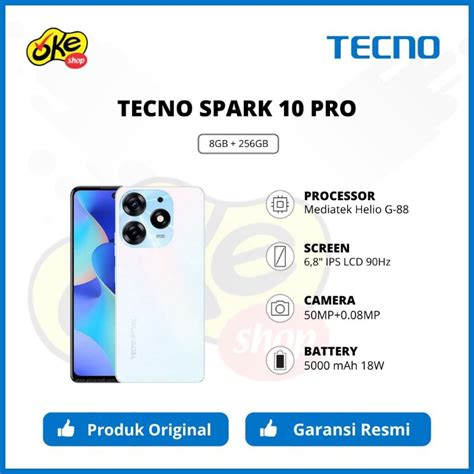 Jual Tecno Spark Pro Gb Gb Shopee Indonesia