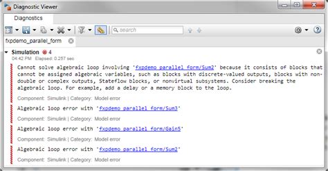 Visualizing Fixed Point Algebraic Loops Guy On Simulink Matlab
