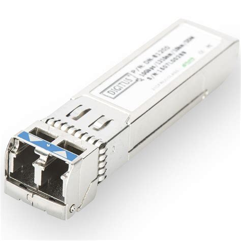 SFP Module Aansluiting LC Duplex Female Overdrachtssnelheid 10 GBit S Max Bereik 0 3 Km