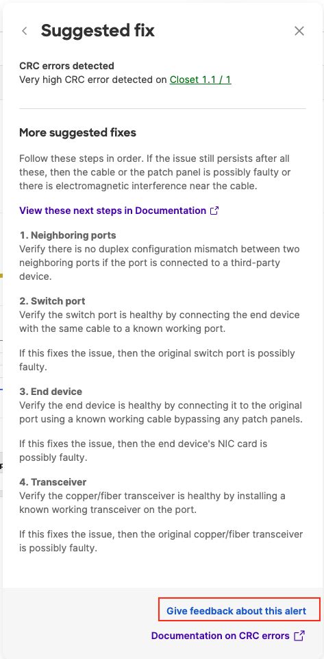 Dashboard Alerts Device Health Cisco Meraki Documentation
