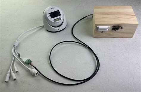 Connect Magnetic Door Sensor To Security Camera Alarm Input