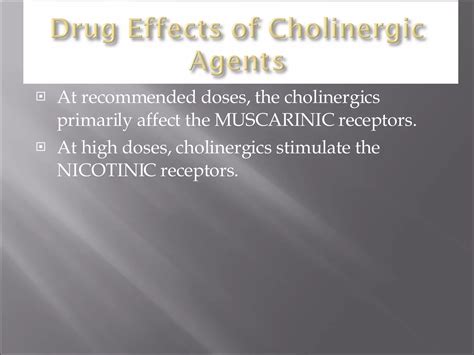 04 Cholinergic Blockers Upd Ppt Brain And Nervous System Disorders Diseases And Conditions