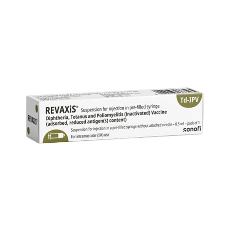 Buy Revaxis Vaccine Online Size 1 X 05ml Pre Filled Syringe