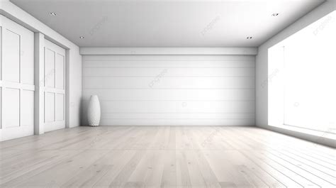 미니멀한 인테리어 디자인 흰색 바닥과 원근 판자 3d 렌더링을 갖춘 넓은 객실 3d 방 3d 바닥 빈 집 배경 일러스트 및 사진 무료 다운로드 Pngtree