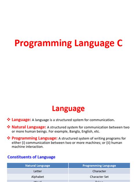 Lecture 2 Programming Language C Pdf Character Encoding Integer Computer Science