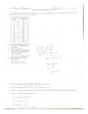 Modeling Linear Functions With Exercise Data Analysis Course Hero