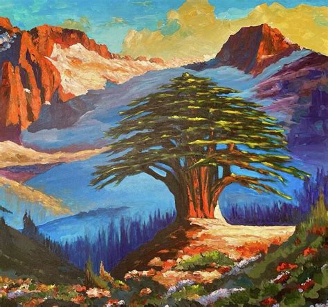 Painted Cedar Tree The Cedar Tree Stahl Louis Vanda Explore The
