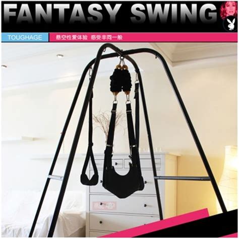 Sex Swing With Support Frame Elastic Bungee Rope Sex Swing Adult