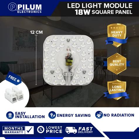 Led Replacement Light Source Module 18w Magnetic Led Ceiling Light Replacement Square Panel