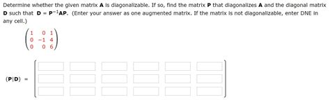 Solved Determine Whether The Given Matrix A Is Chegg