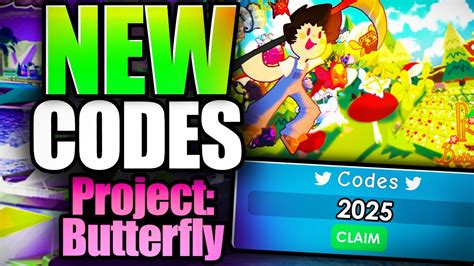Project Butterfly Codes 🦋 Roblox 🦋 Youtube