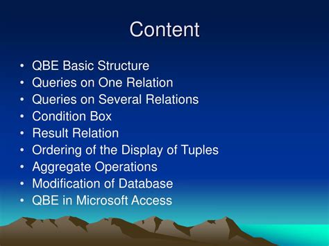 Ppt Query By Example Qbe Powerpoint Presentation Free Download