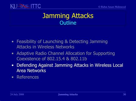 Ppt Resilience To Jamming Attacks Powerpoint Presentation Free Download Id 3884542