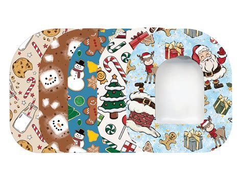 glucomart premium omnipod adhesive patches christmas 5 pack