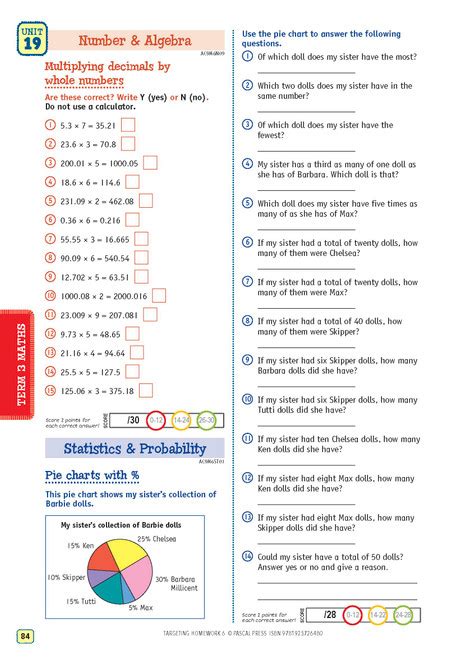 Targeting Homework Activity Book 6 New Edition Pascal Press