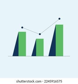 Bar Graph Line Graph Templates Business Stock Vector Royalty Free 2245916575 Shutterstock